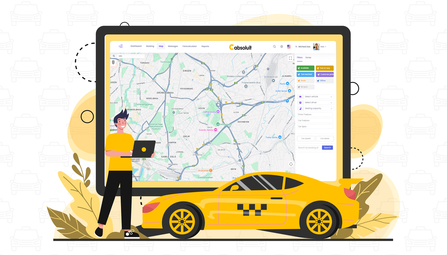 Cabsoluit - Taxi Dispatch Software | Cloud-Based System